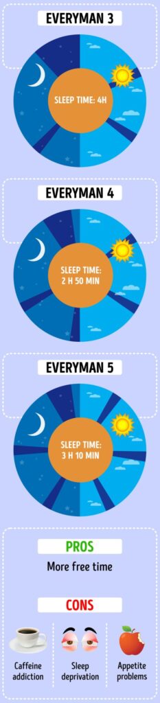 Everyman Sleep Schedule Explained: Optimize Your Polyphasic Sleep ...